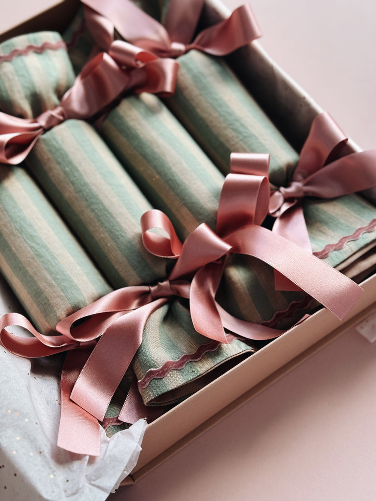 Pistachio Stripe – Happy Crackers