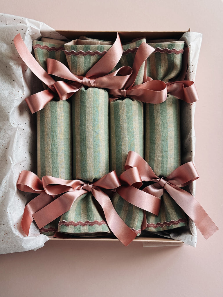 Pistachio Stripe – Happy Crackers
