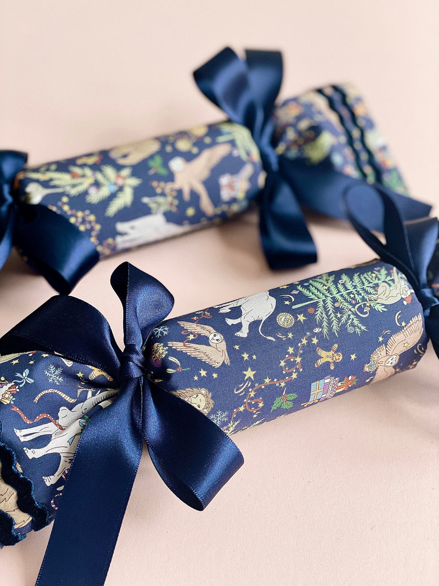 *BESTSELLING* Liberty Christmas Navy – Happy Crackers